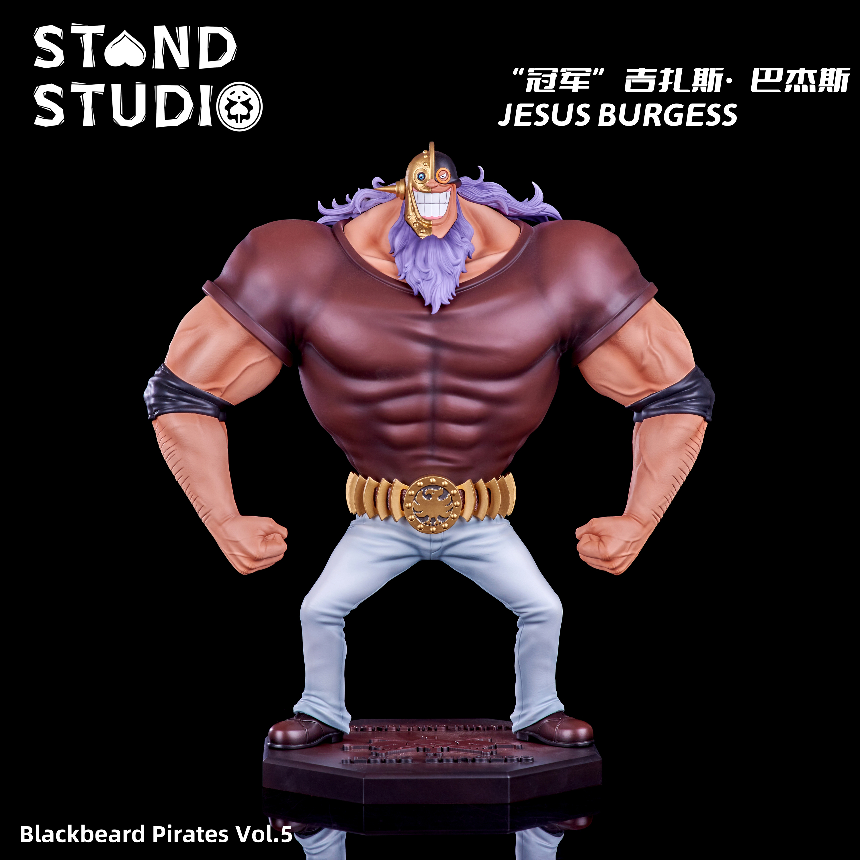 POP Scale Champion Jesus Burgess - ONE PIECE Resin Statue - STAND Studios