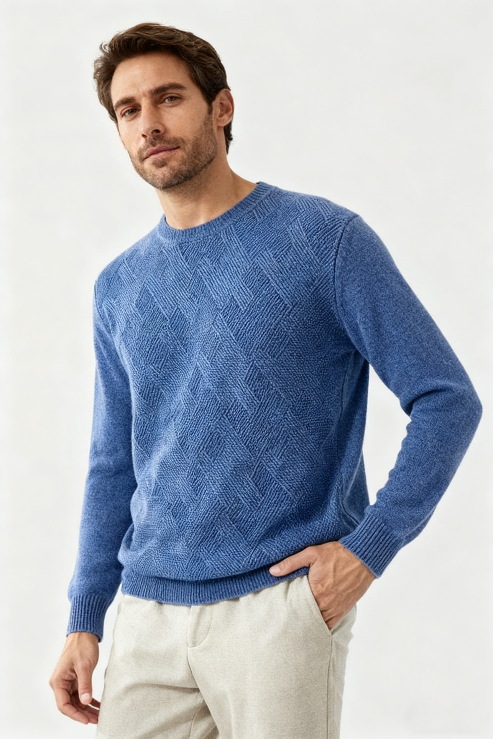 Ingenuity Cashmere | Men's Cashmere Sweater | Cloud-soft caress