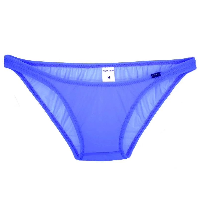 Men's Ice Silk Transparent Briefs