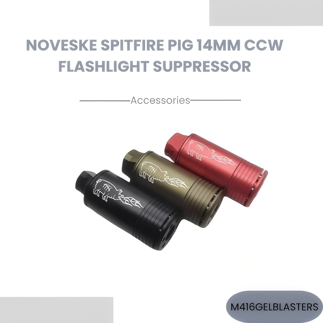 Noveske Spitfire Pig 14mm CCW Flashlight Suppressor | Compact & Durable