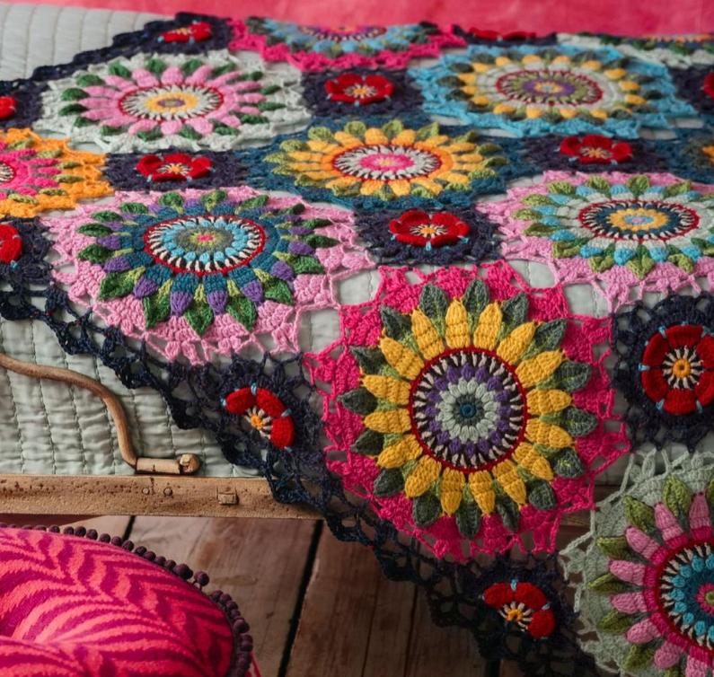 "Persian Flora Goddess" Crochet Pattern Set