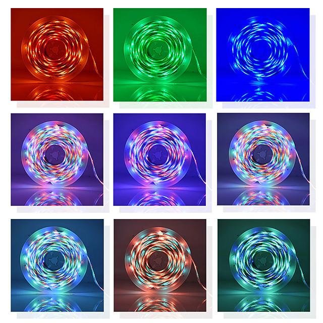 Intelligent Dimming App Control Flexible Led Strip Lights 15M (3x5M ...
