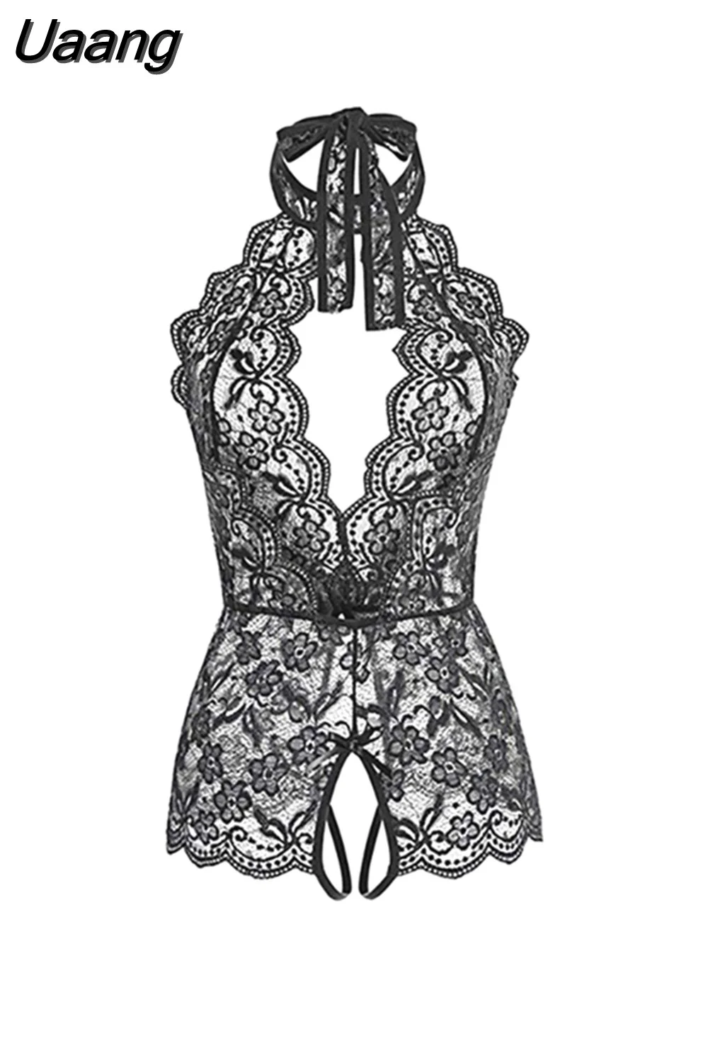 Uaang Size Lingerie Cosplay Exotic Dresses Sexy Erotic Lingerie Women Lace Open Crotch Underwear