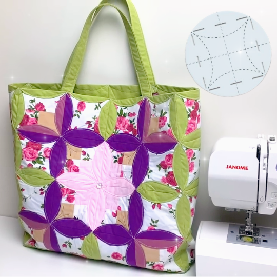 Round 2-in-1 Quilting Template--With tutorial