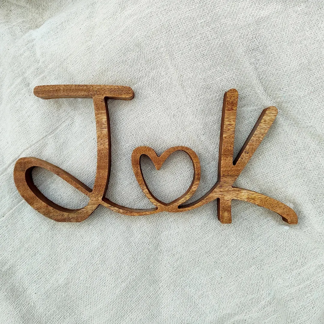 Couples Initials Sign