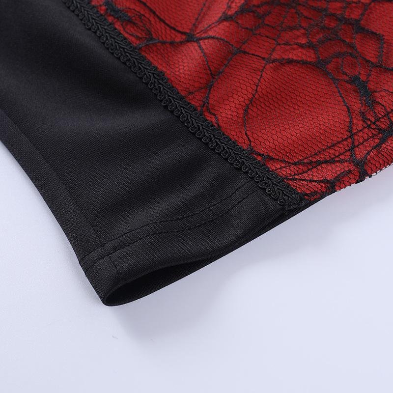 SPIDER WEB TUBE TOP CAMISOLE