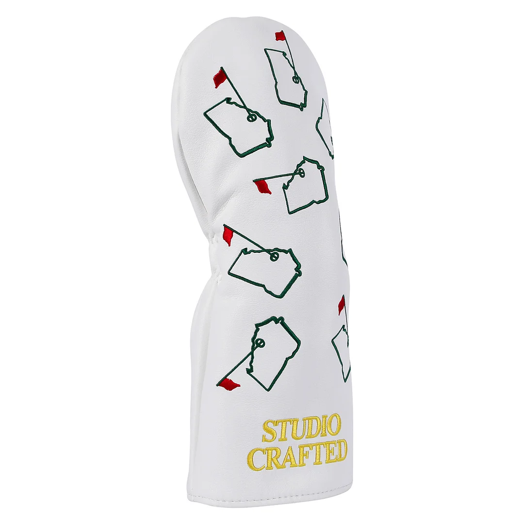 Studio Crafted Augusta Georgia White Driver Headcover