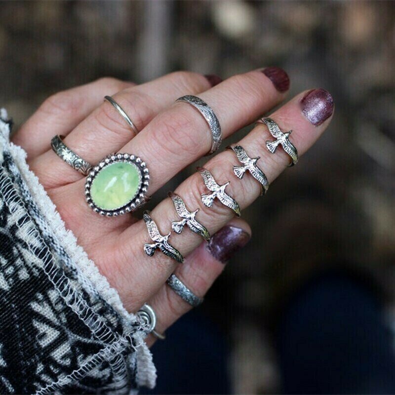 Hawk Thunderbird Ring