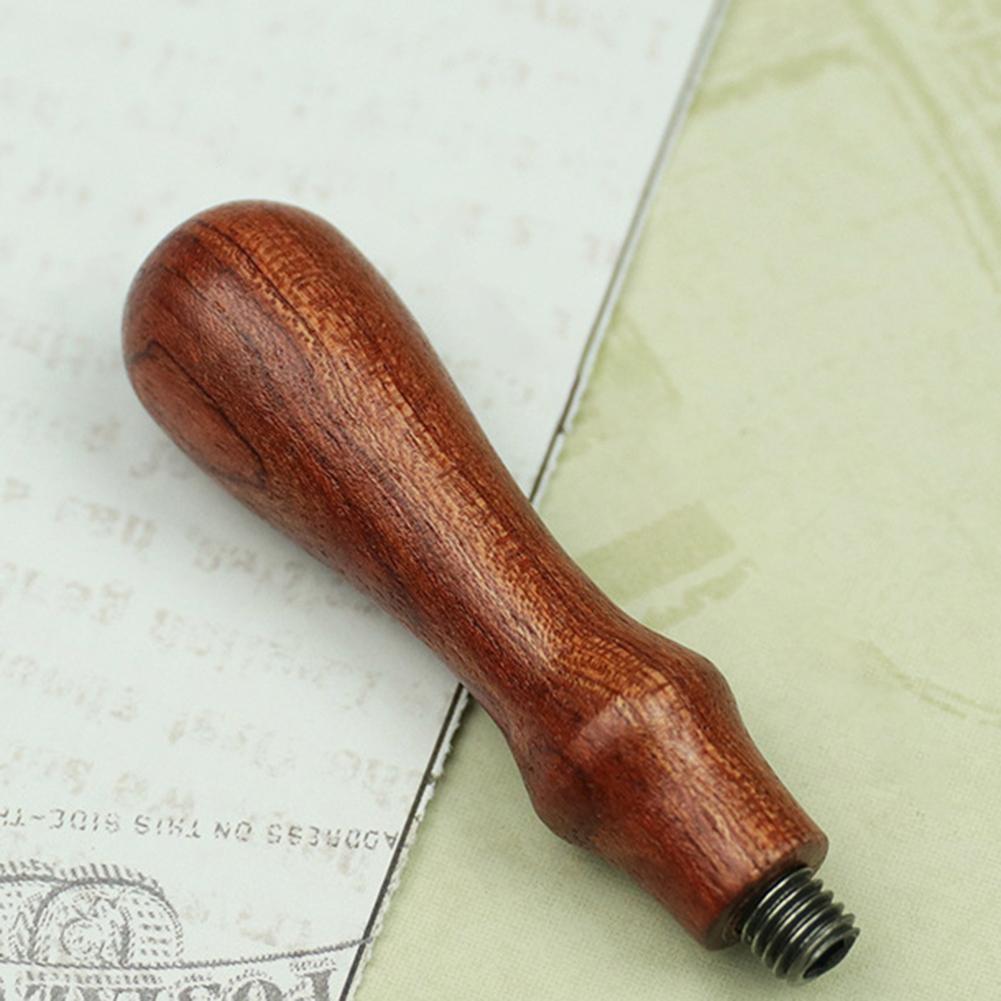 Antique Wooden Handle for Wedding Invitations Wax Seal Stamp Craft (01)