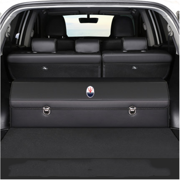Car Trunk Leather Storage Box