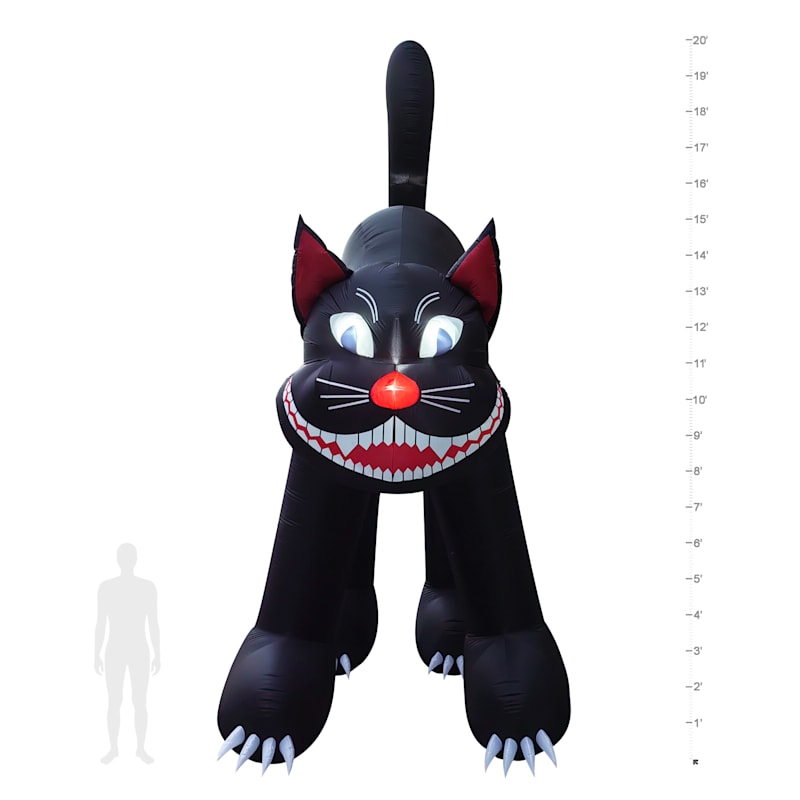 (HI42) Colossal Cat with Animated Head, 20'