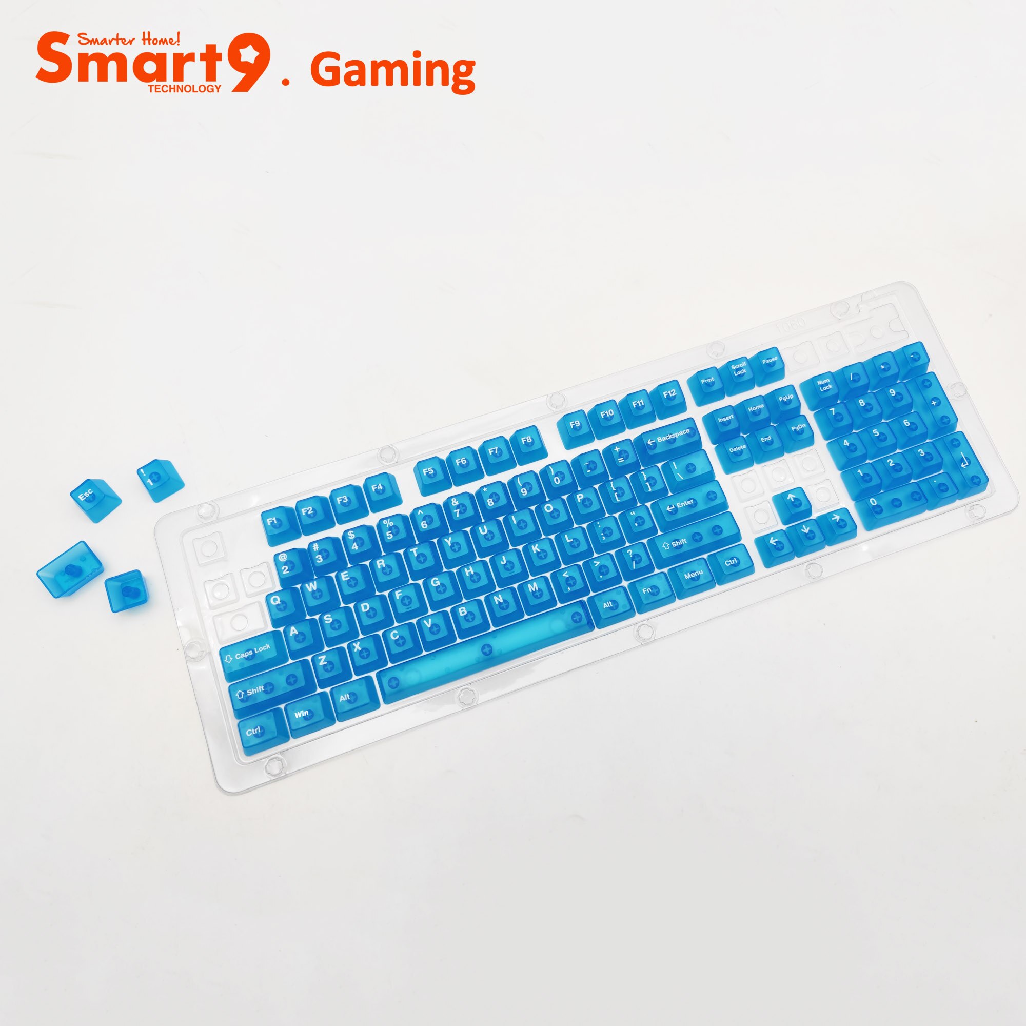 Smart9 Transparent Clear Keycaps OEM Profile in Different Colors for ...