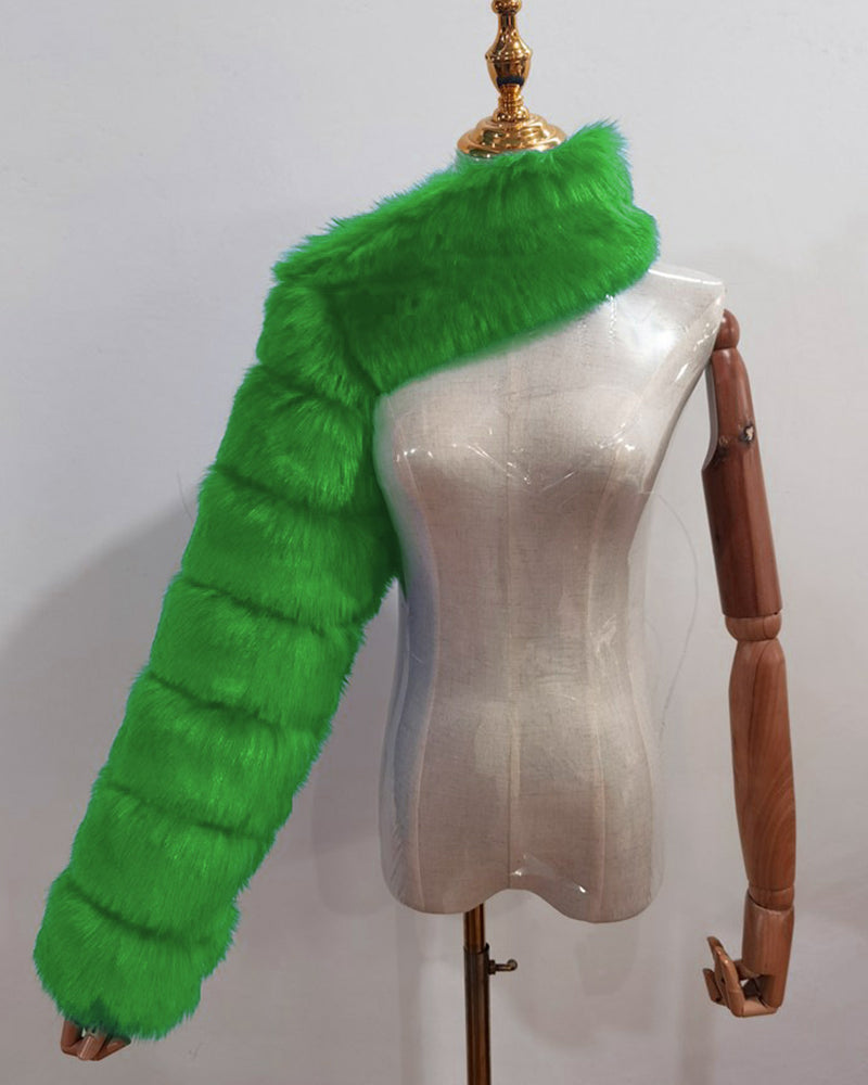 Fashion Fur Sleeve