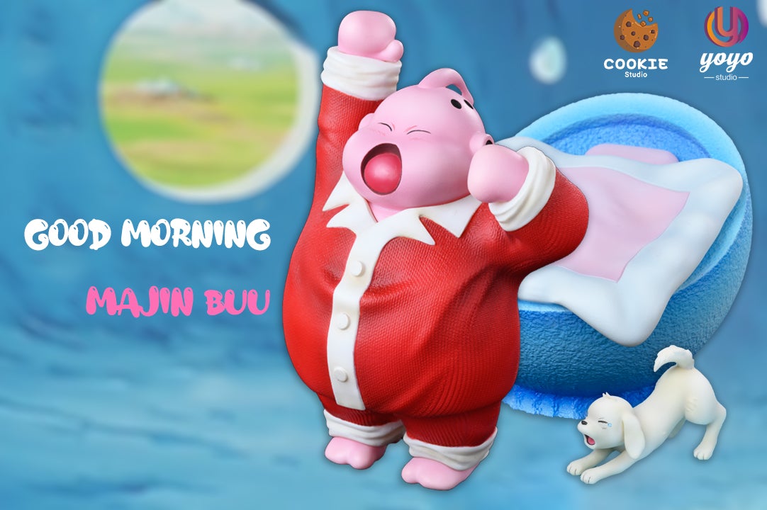 SD Scale Good Morning Majin Buu - Dragon Ball Resin Statue - Cookie ...