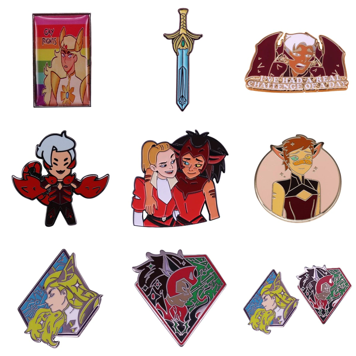 She-Ra: Princess of Power Nostalgic Anime Master of The Universe Enamel ...