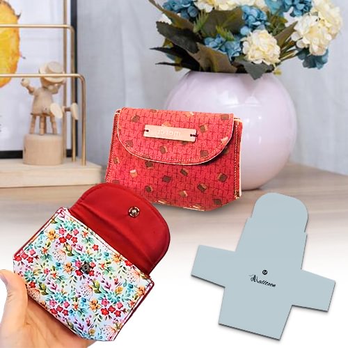 DIY Coin Purse Pattern Template -Includes Tutorial