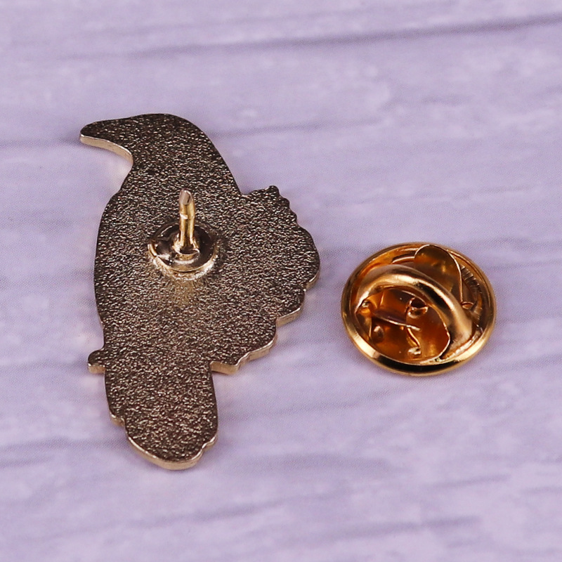 Gothic Floral Crow Brooch Six Crows Literature Inspiration Badges Funny ...