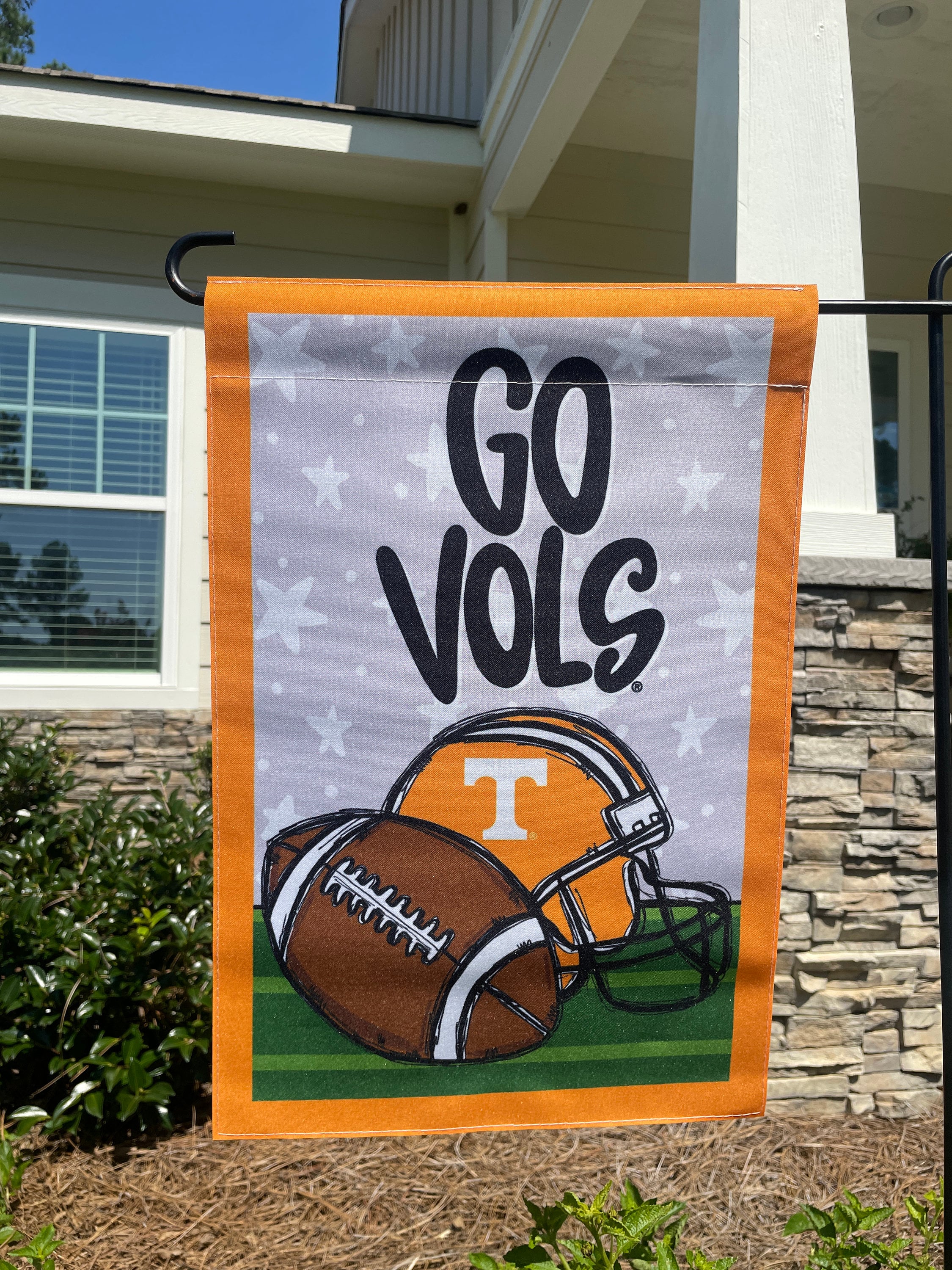 Personalized Football Garden Flag