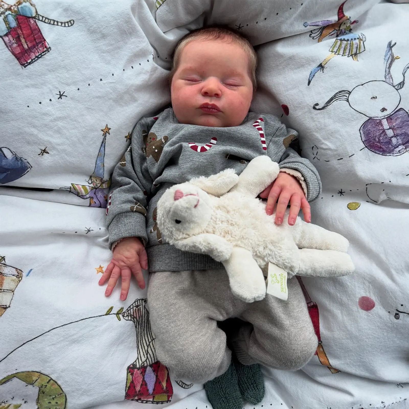 [New] 20" Lifelike Reborn Girl Baby Doll Named Qisral, Gifts For Kids