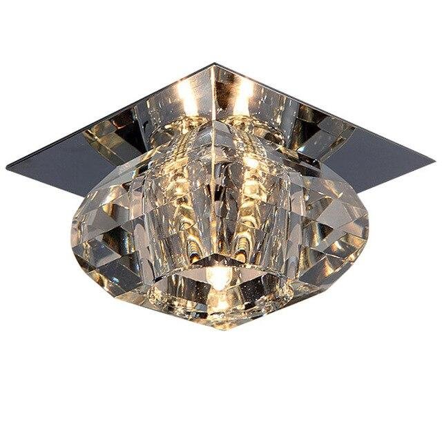 Crystal Flush Mount Ceiling Light Modern Crystal Ceiling Fixtures for ...