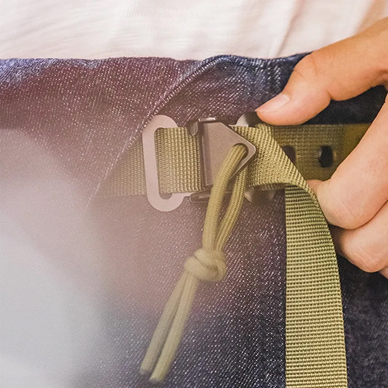 denimsuper Retro SAS Quick-Buckle Military Belt Army Green Tactical ...