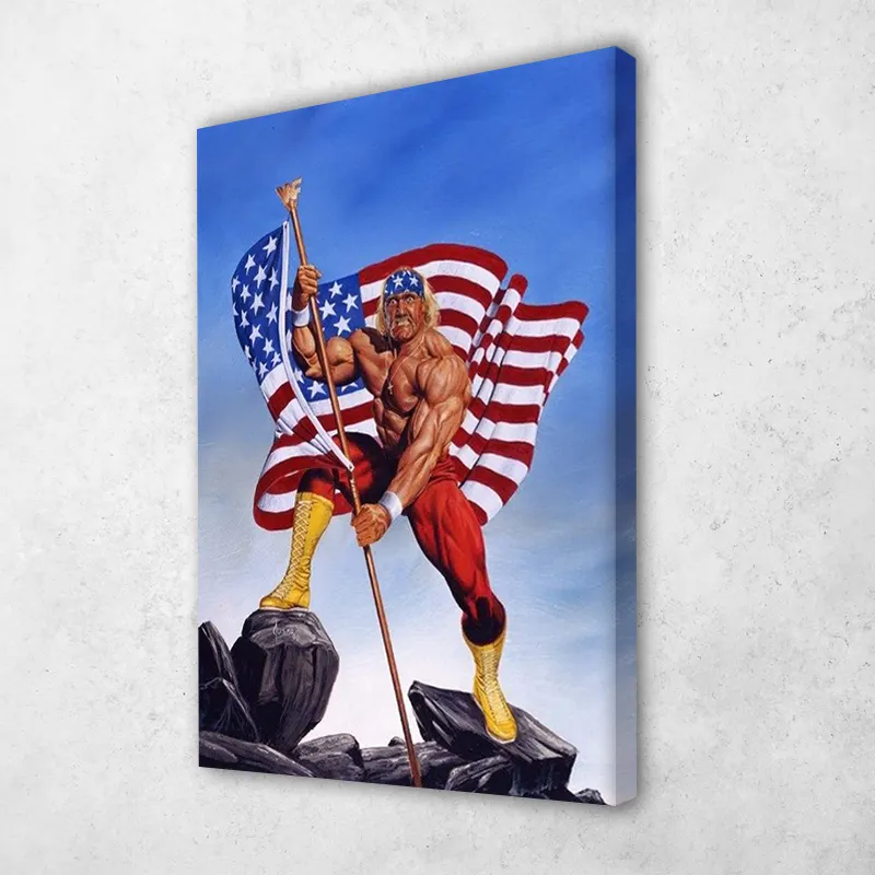 Hulk Hogan Canvas Wall Art