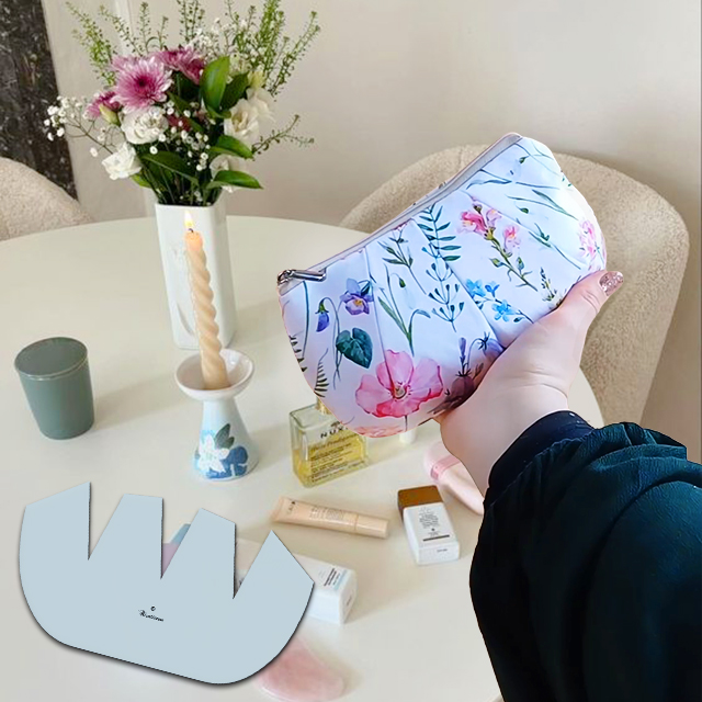 DIY Shell Treasure Pouch Sewing Template - With Instructions