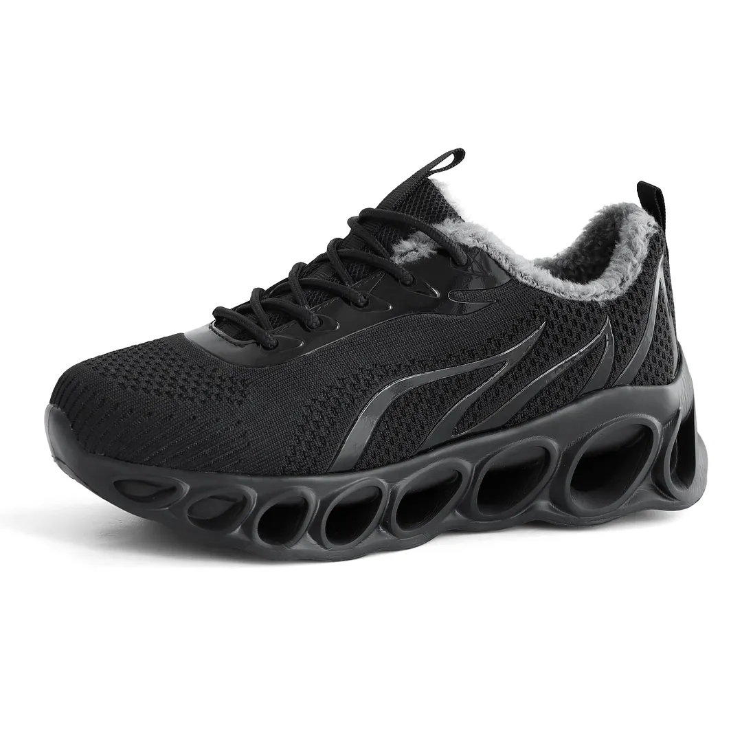 Softsfeel Men's Relieve Foot Pain Perfect Walking Shoes - Black