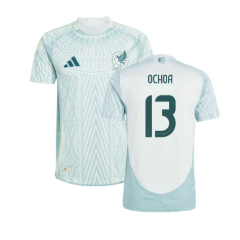 Mexico Guillermo Ochoa 13 Away Shirt Kit 2024-2025