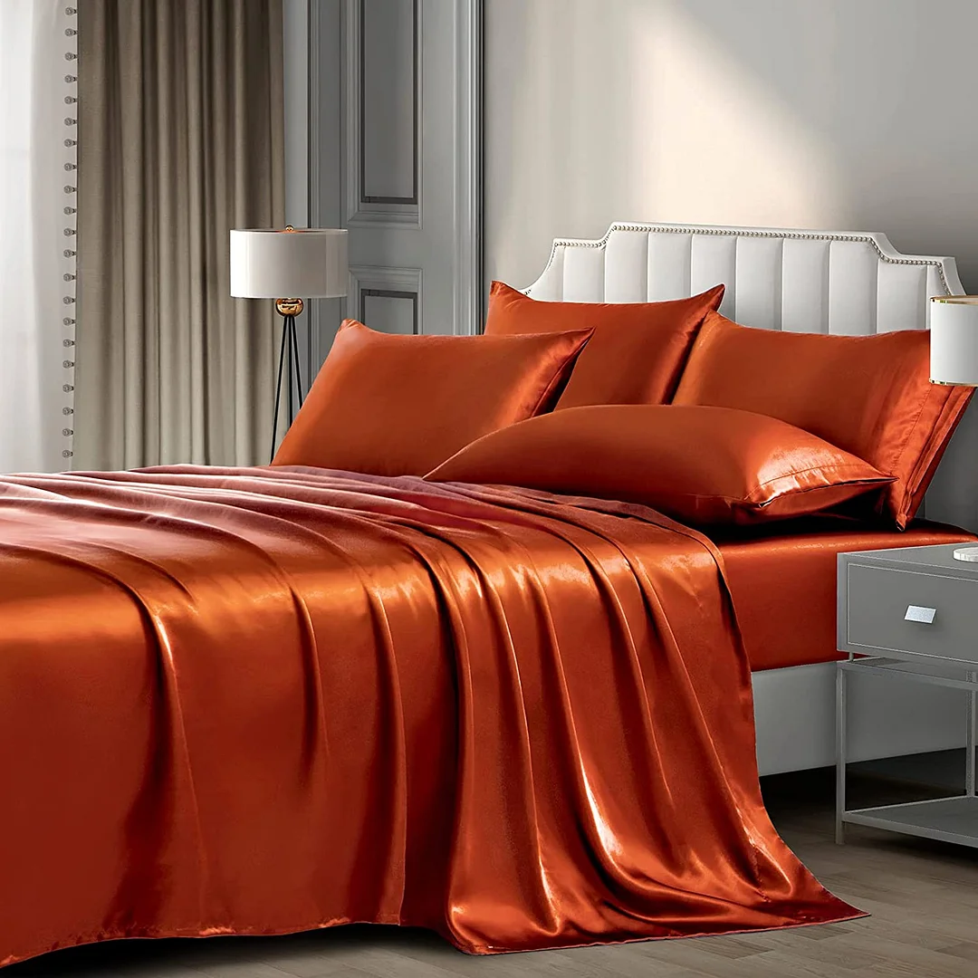 Luxury Pure Mulberry Silk Bedding Set Of 4