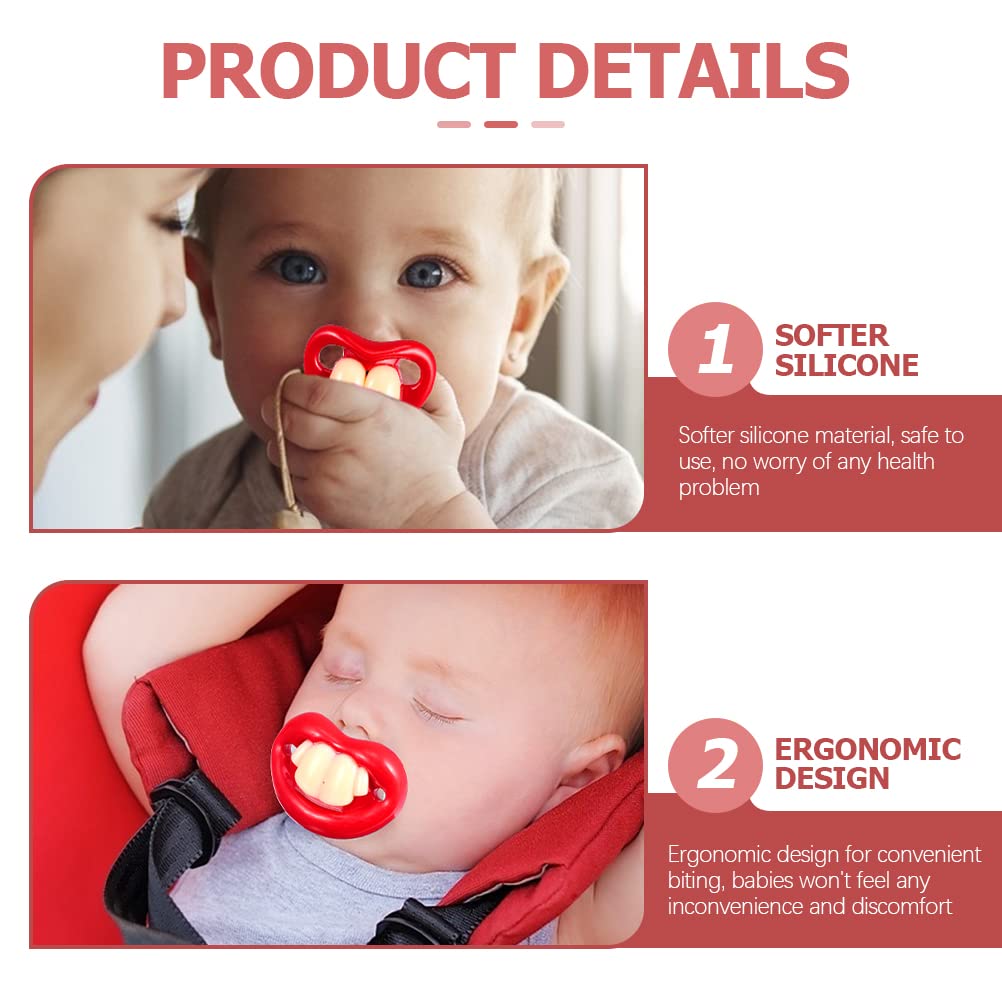 Funny Teeth Baby Pacifiers - Buy 3 Get 3 Free Now!