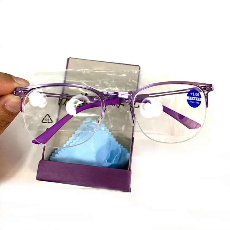 Eye Protection Anti-Blue Light Reading Glasses Folding Portable Optical ...