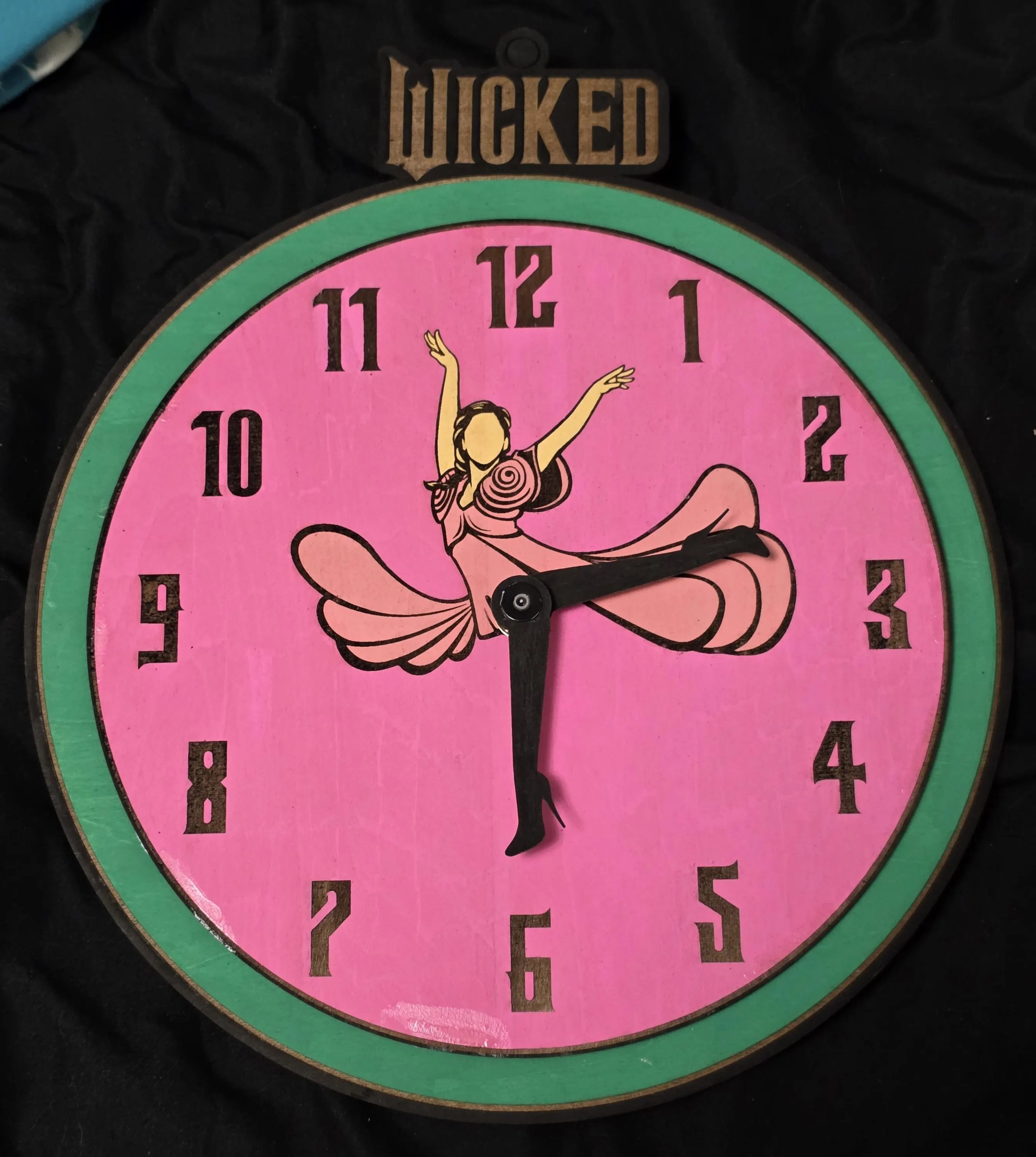 Jumping Glinda Wicked Clock Ornament