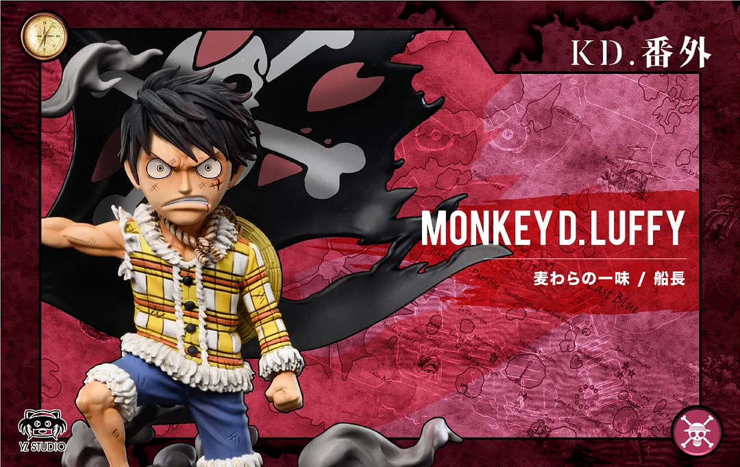Holding Flag Monkey D. Luffy - ONE PIECE Statue - YZ Studios