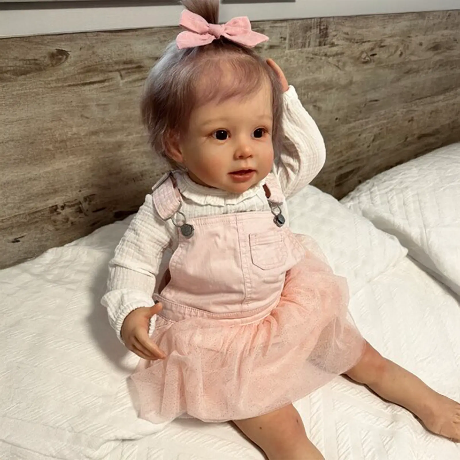 20" Reborn Baby Toddler Dolls Baby Girl Doll Toy Nallina with Delicate ...