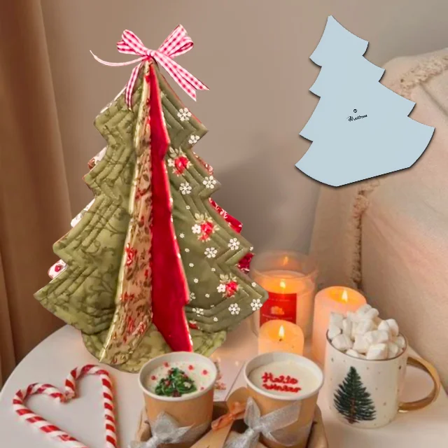 DIY Fabric Christmas Tree Sewing Template & Included Tutorial