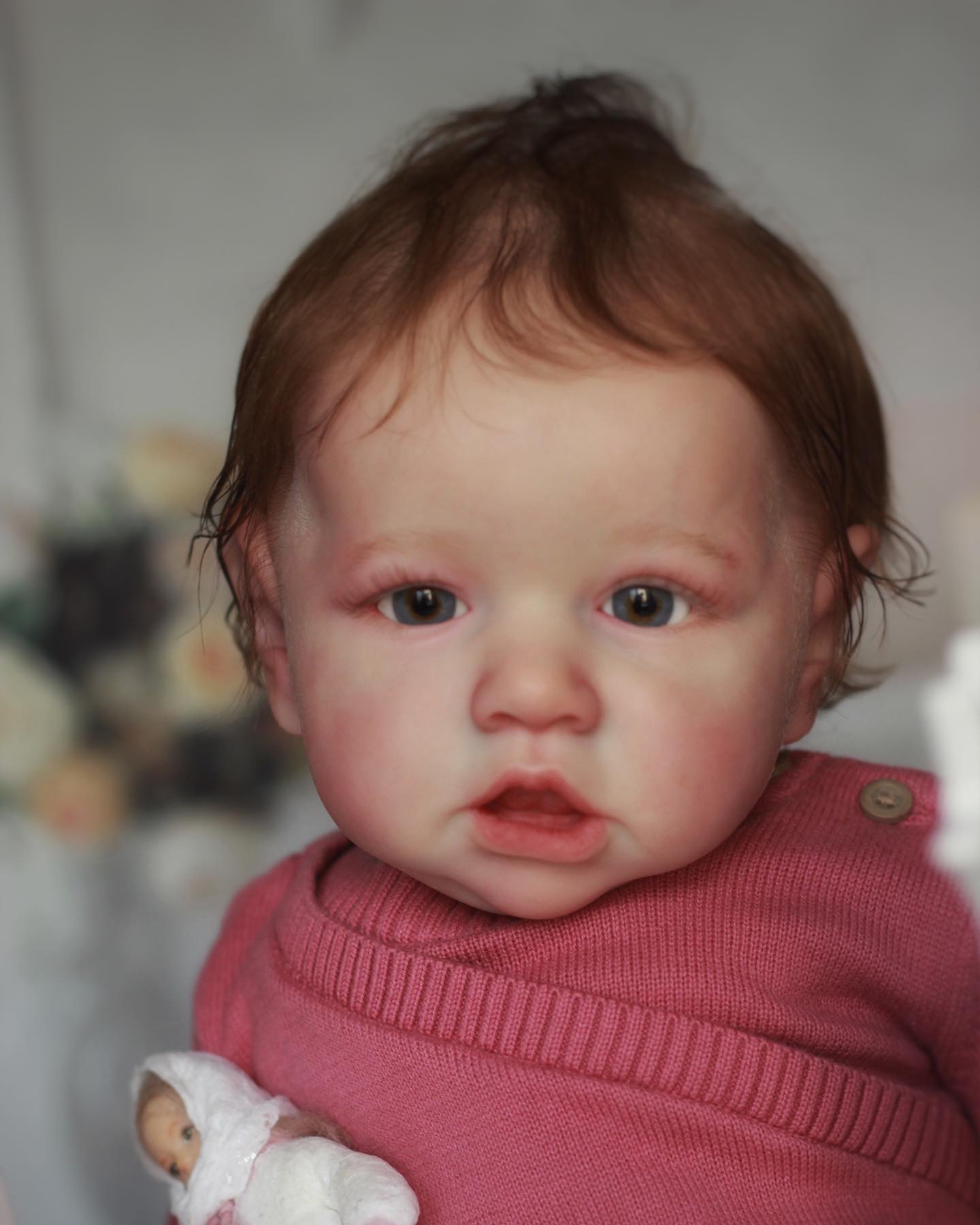 12'' Beautiful Realistic Eyes Opened Silicone Reborn Baby Dolls Girl ...