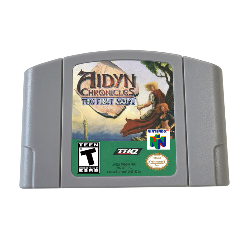 Aidyn Chronicles: The First Mage N64 Cartridge For Nintendo 64 Game Console