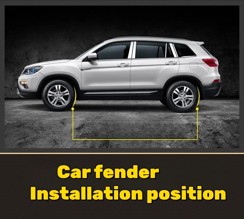 Car logo anti-sediment protection car paint fender