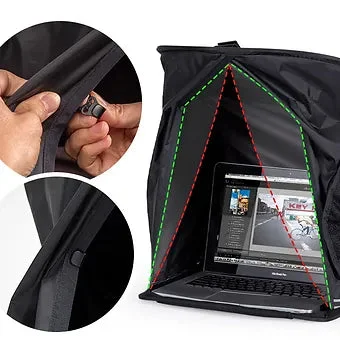Outdoor Foldable Laptop Sun Shade Laptop Tent