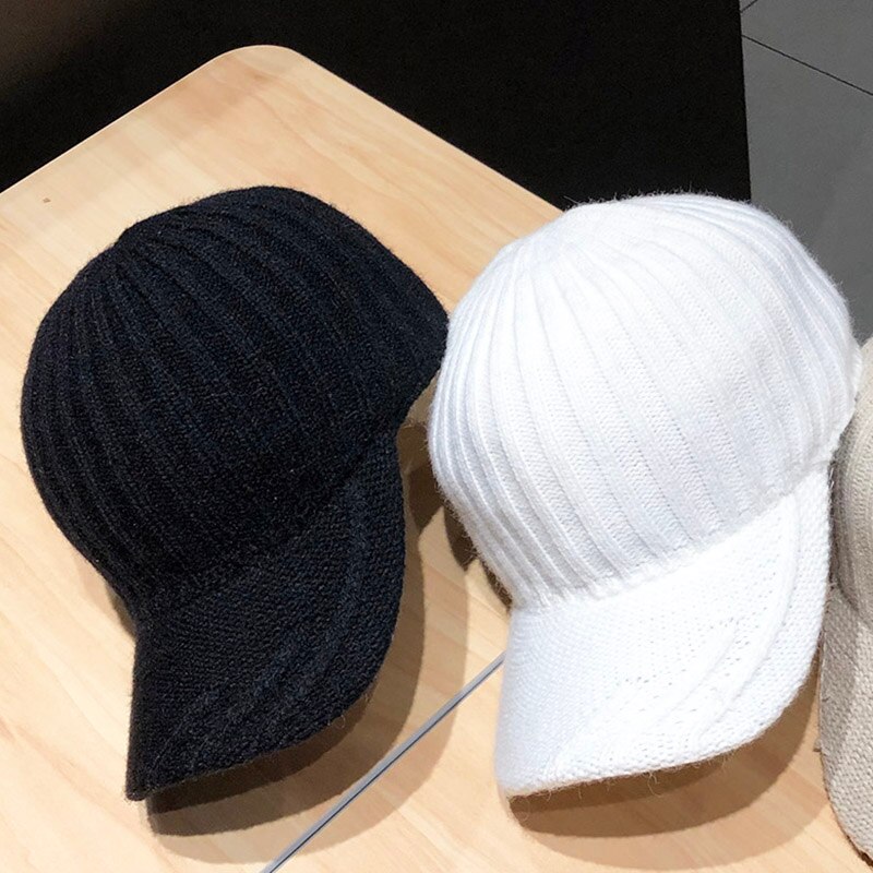 Style Knitted Baseball Cap In Autumn and Winter Fashionable and ...
