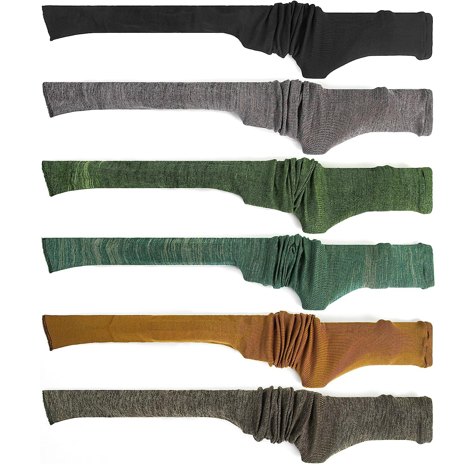 Extra thick, silicone-treated gun socks for rifles and shotguns