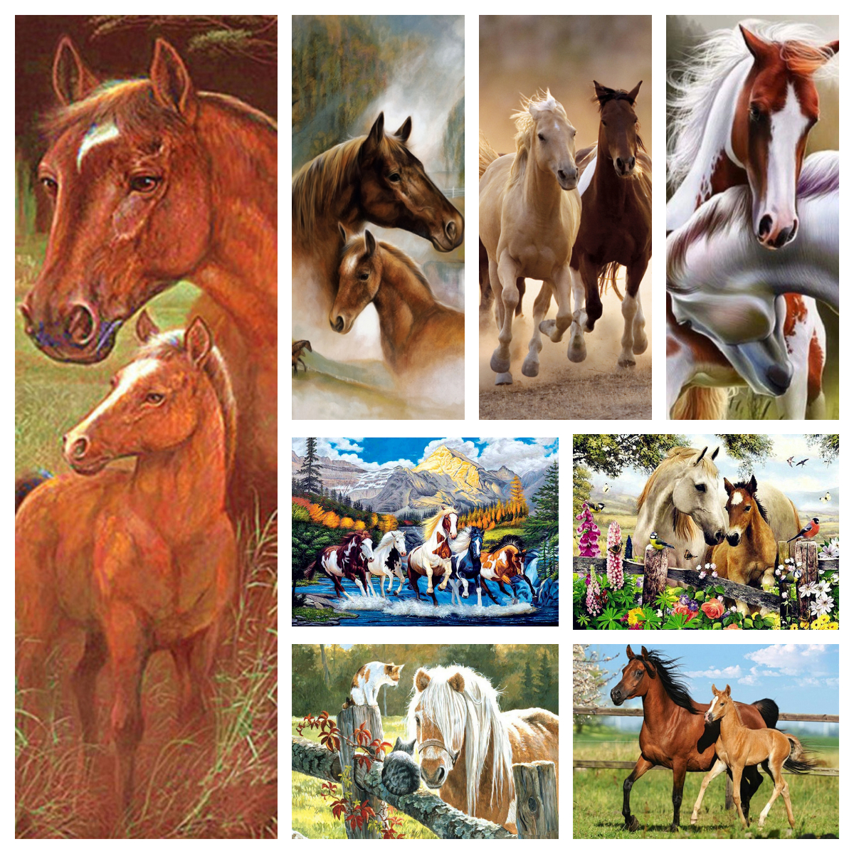 Diamond Painting Horses