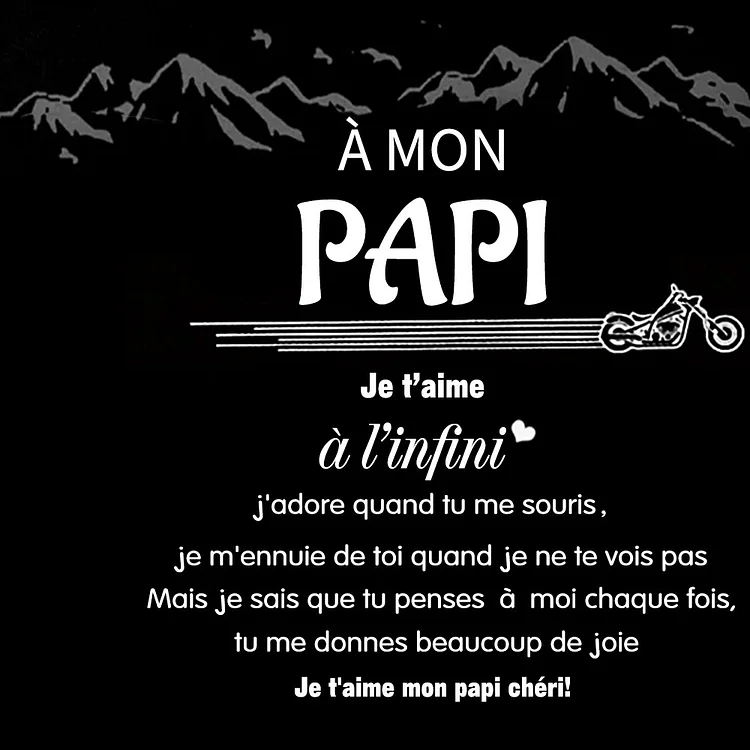 Jessemade FR À mon Papi - Carte avec Coffre Cadeau