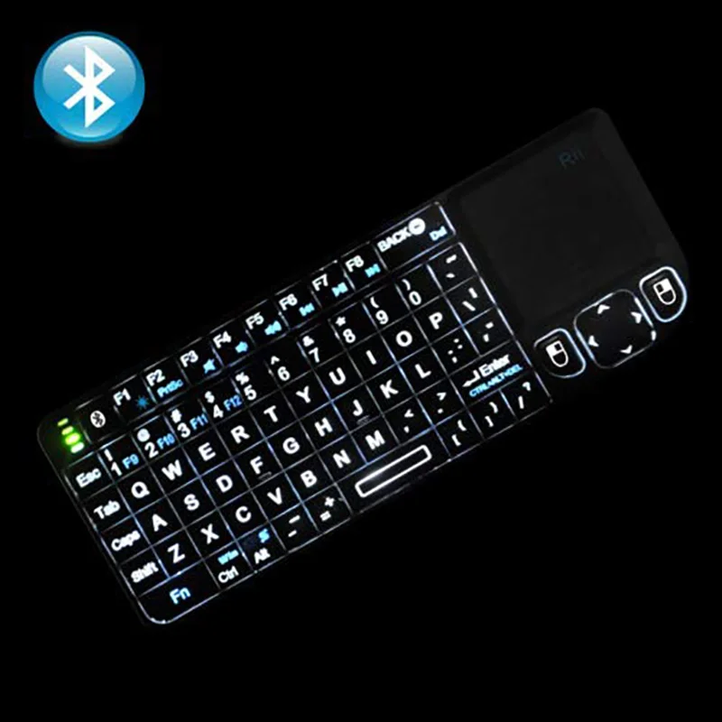 RII K02+ Wireless Bluetooth With laser Mini Keyboard
