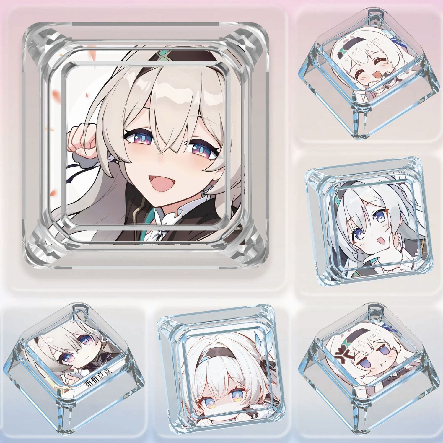 Honkai: Star Rail Firefly Mechanical Keyboard Personalized Keycaps