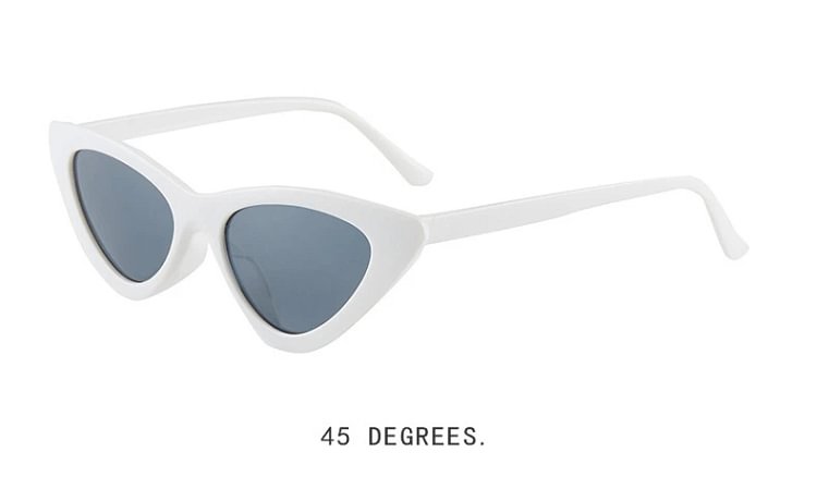 Retro Triangle Cat-eye Sunglasses for Women High-end Trendy Hipster ...