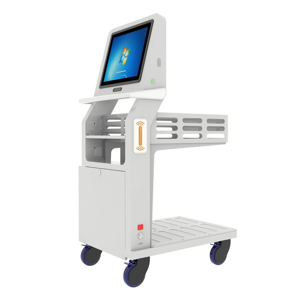 Mobile RFID Inventory Checking Counting Trolley for Library