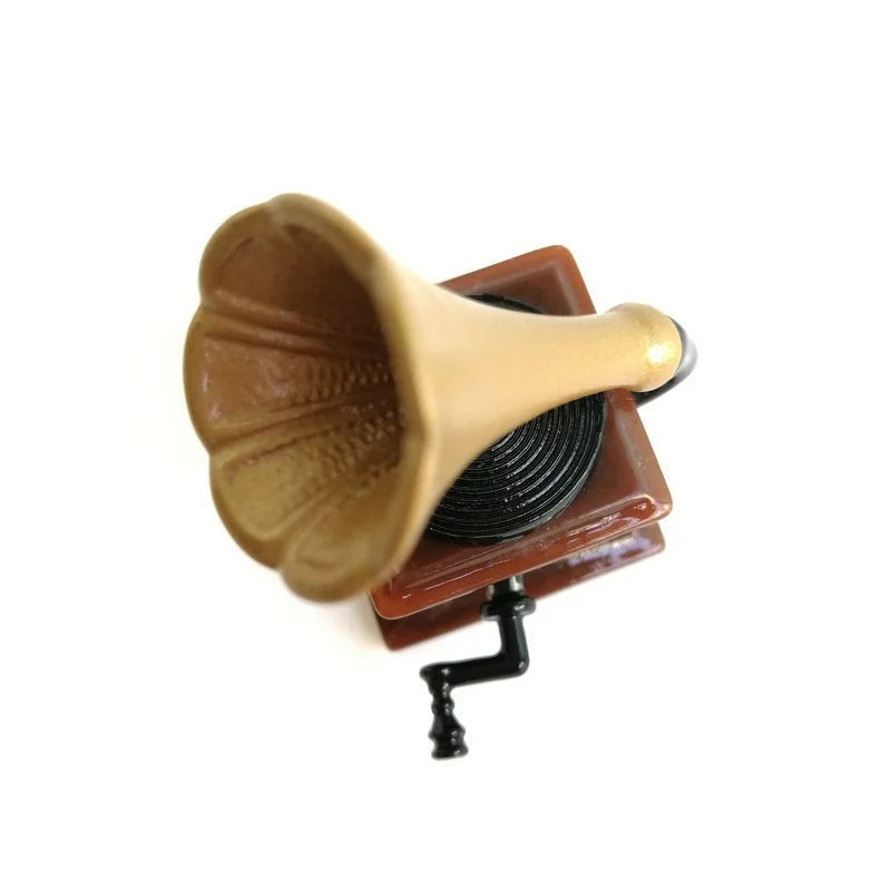Churchf Furniture Mini Accessories Ultra-compact Retro Phonograph ...