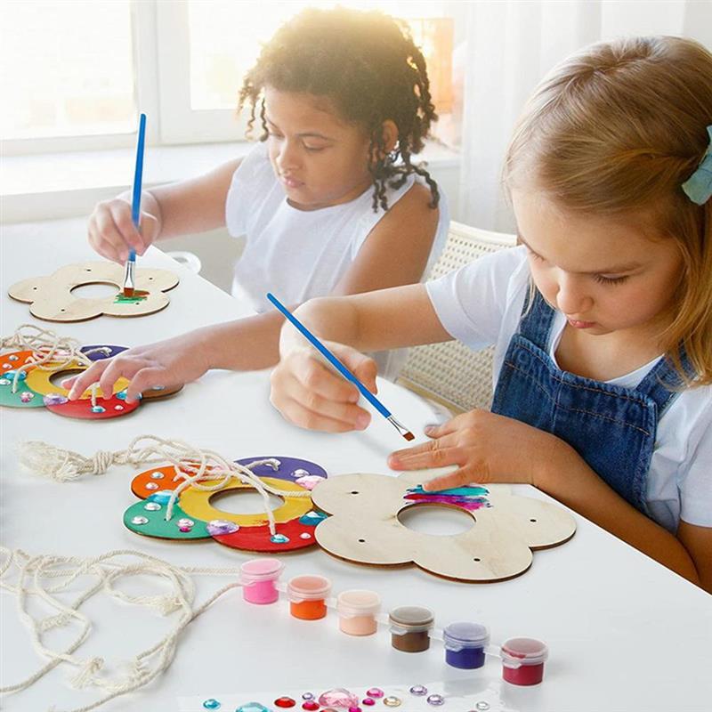 DIY children's drawing tools and crafts -can feed the birds